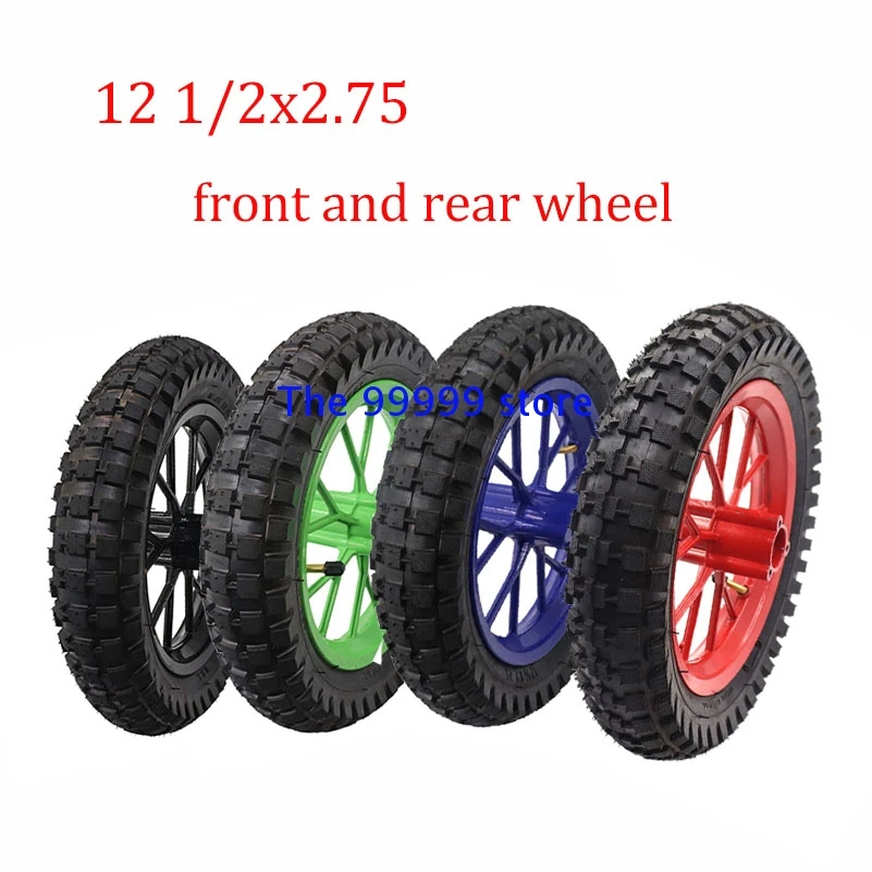 12.5 Inch 12 1/2x2.75 Inner Outer Tires With Rim For 49cc Motorcycle ...