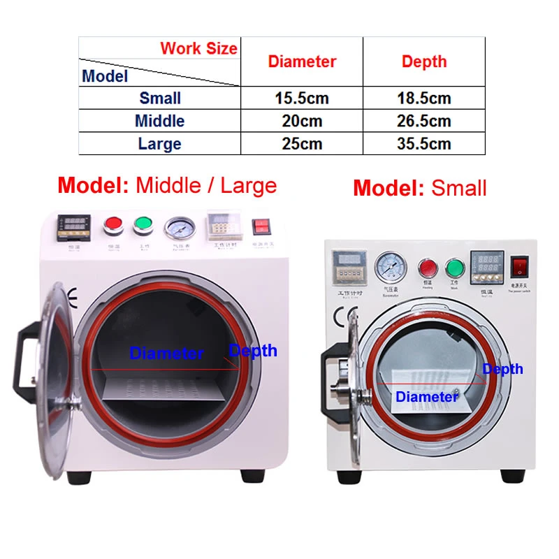Vacuum Lamination Machine LCD OCA Autoclave Bubble Remove Remover ...