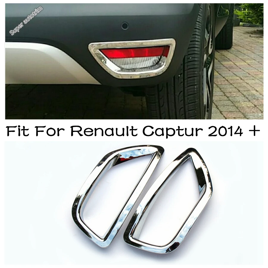 Chrome-Rear-Bumper-Fog-Light-Lamp-Cover-Decoration-Trim-2PCS-For ...