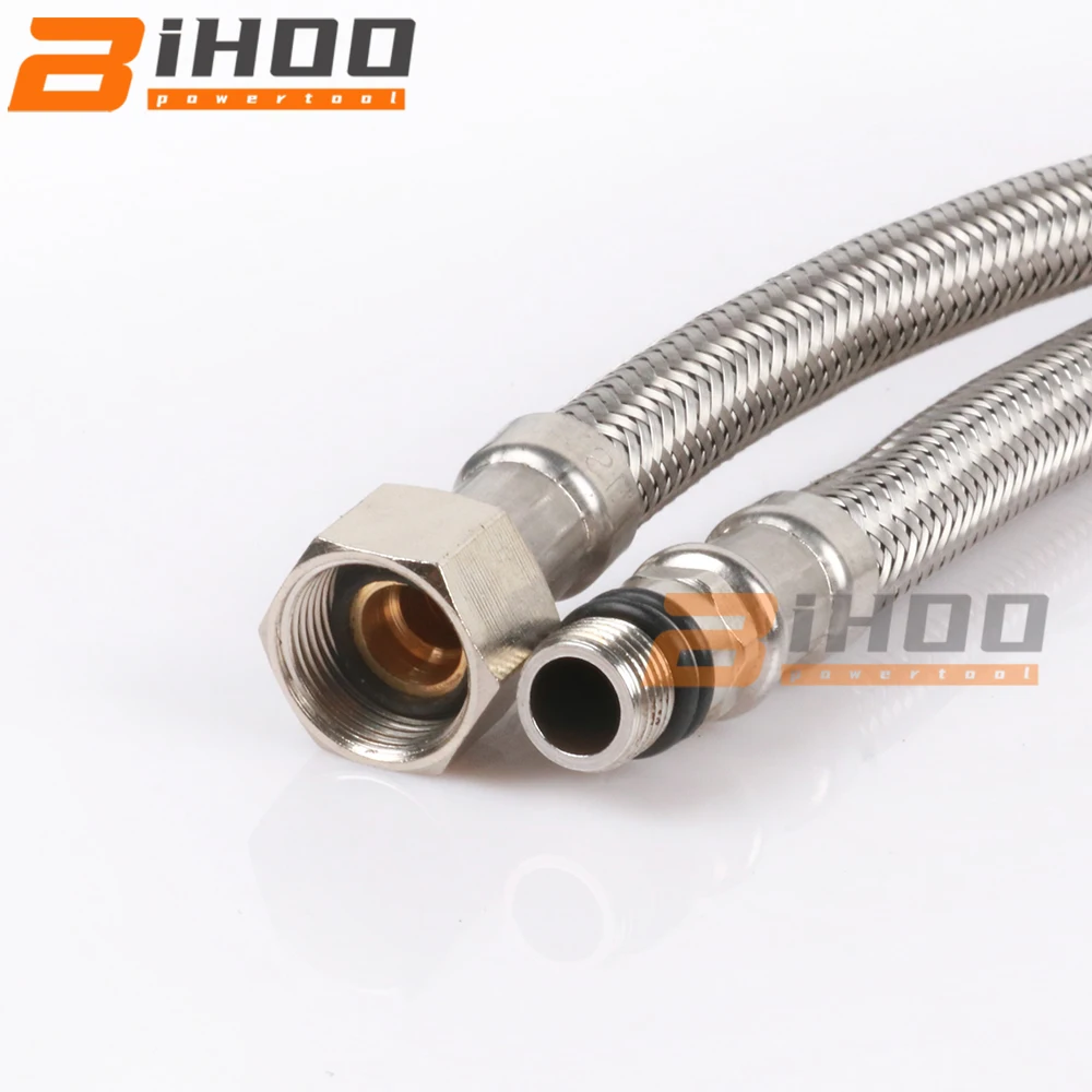 FLEXIBLE,1-2-60cm--Tuyau Flexible de plomberie en acier inoxydable, 1 paire, 1-2 3-8 9-16 ...