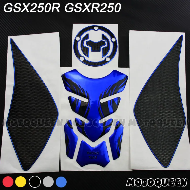 Motorcycle Tank Pad Protector Stickers Decals Gas Fuel Knee Grip ...
