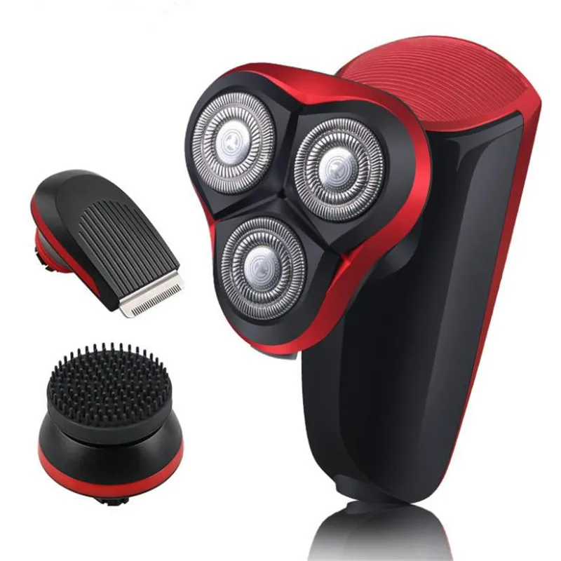 Washable-Electric-Bald-Head-Shaver-3D-Razor-Face-Trimmer-Man-Grooming ...