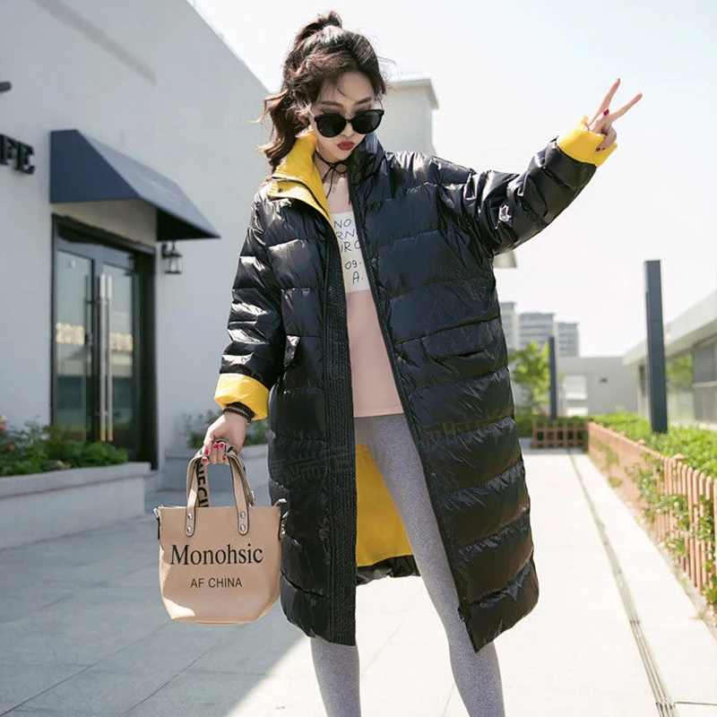 Fitaylor новые женские 90% ультра легкие белые пуховики Зимняя Длинная ...