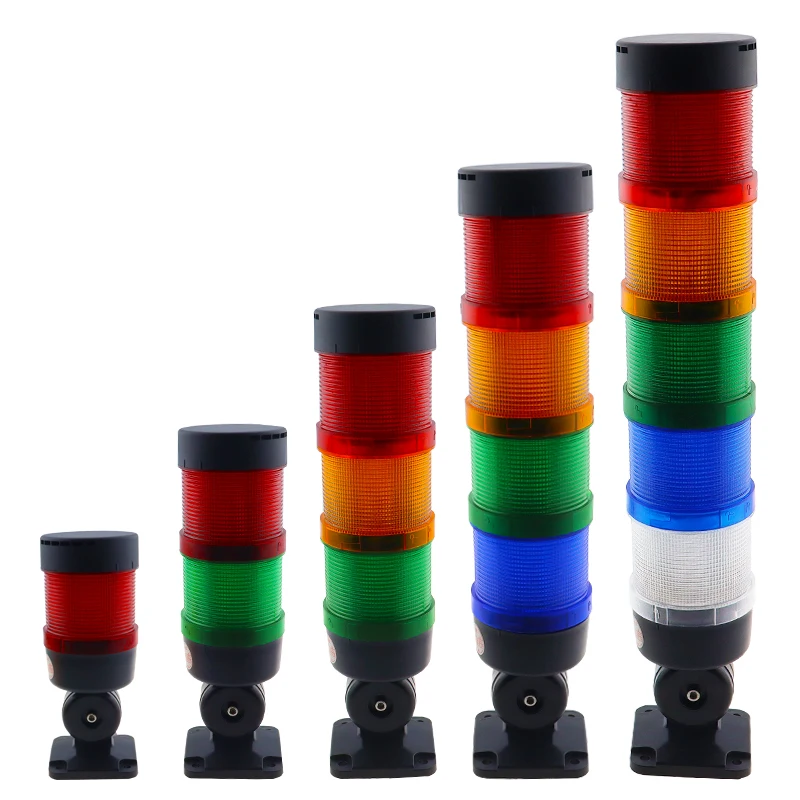 Safety-Stack-Lamp-Industrial-5layer-Stack-Light-LED-Signal-Tower-Caution-Light-Foldable-Warning ...