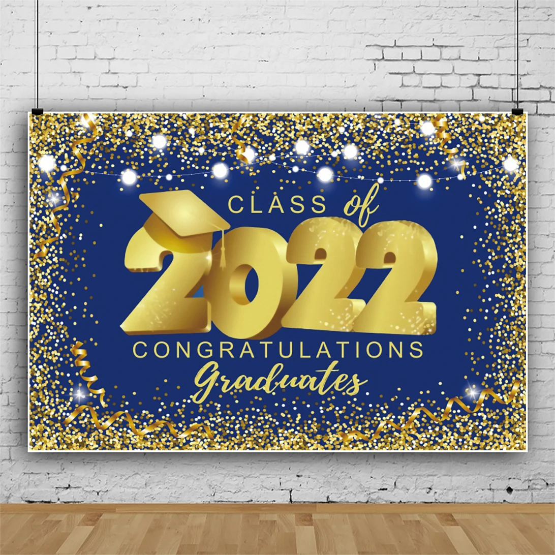 Class Of 2022 Gold Glitter