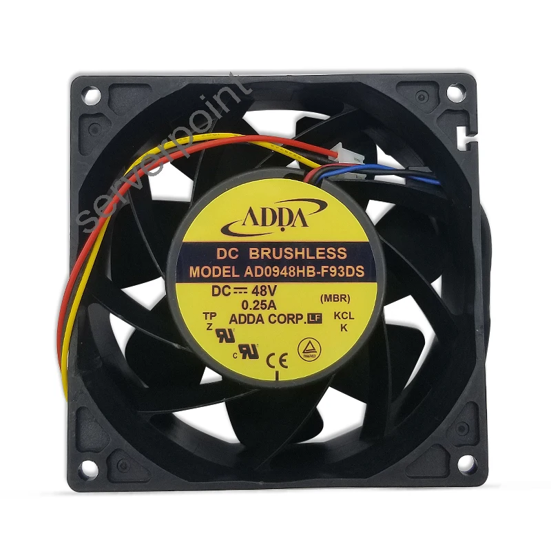 9CM 48V 0.25A 9238 9038 AD0948HB F93DS 컨버터 서버 냉각 팬 4400RPM 100CFM|팬 ...