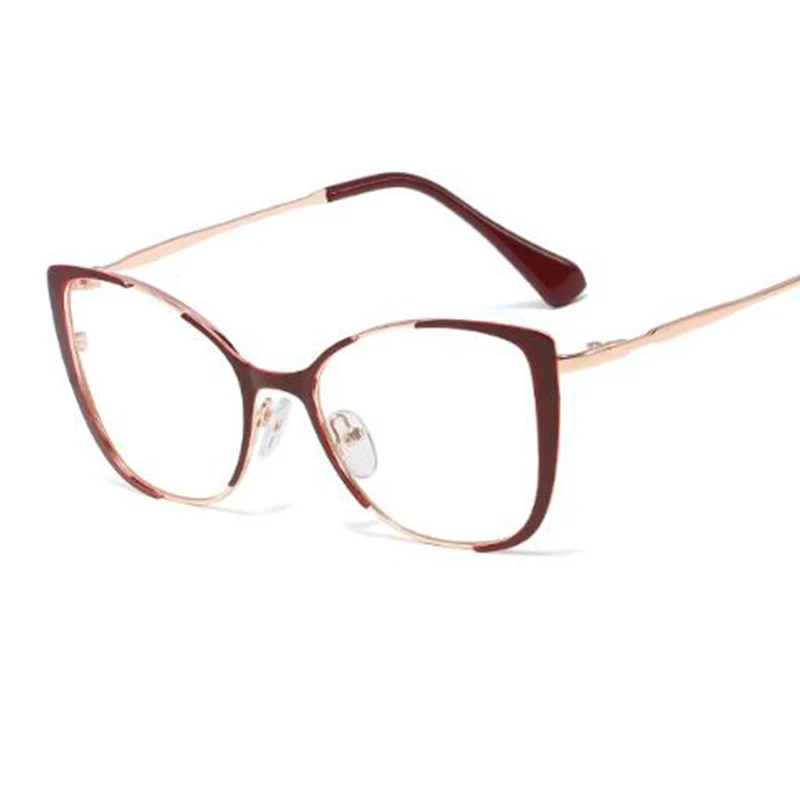 Red Hipster Glasses Frames