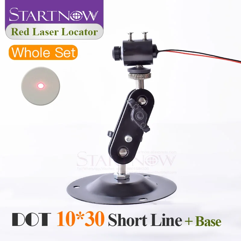 Set 10*30s 650nm 5mw 5v With Bracket Laser Dot Red Module Laser Locator ...