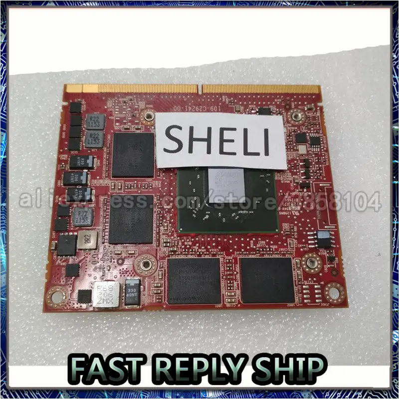 HD6770M HD 6770M M5950 216-0810001 DDR5 1GB MXM A VGA Video Card For D ...