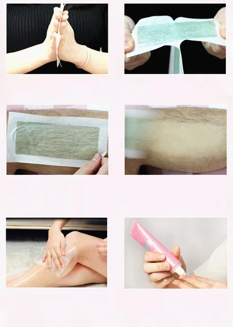 20PCS=10Sheets Professional Hair Removal Wax Strips for Depilation ...