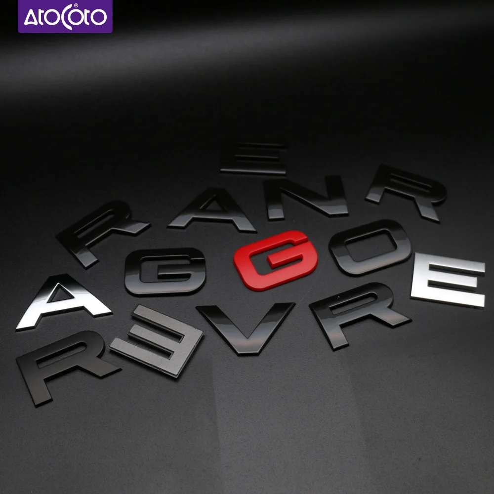 Car Styling Hood Trunk Logo Letters Emblem Badge Sticker Cover For ...