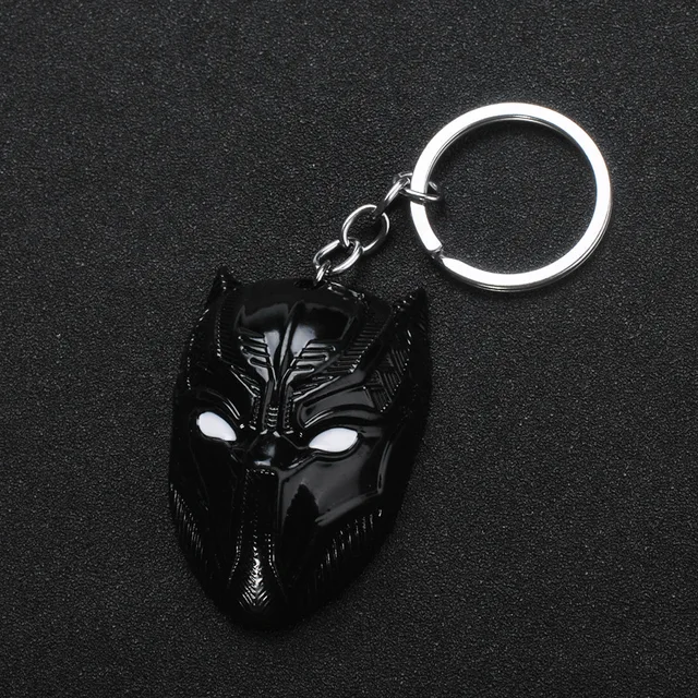 Black Panther Key Chain Marvels Avenger Accessories - Otakufort