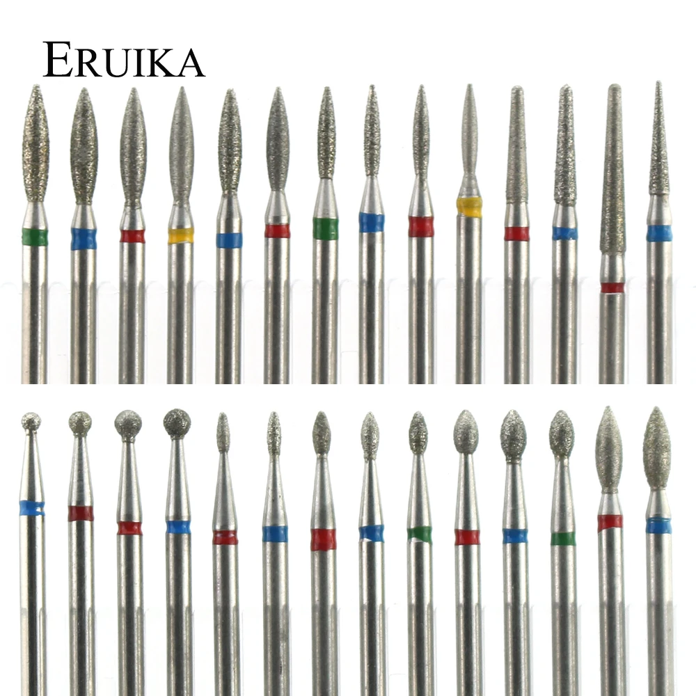 29 arten Diamant Keramik Nagel Bohrer Fräsen Cutter für Maniküre Dreh ...