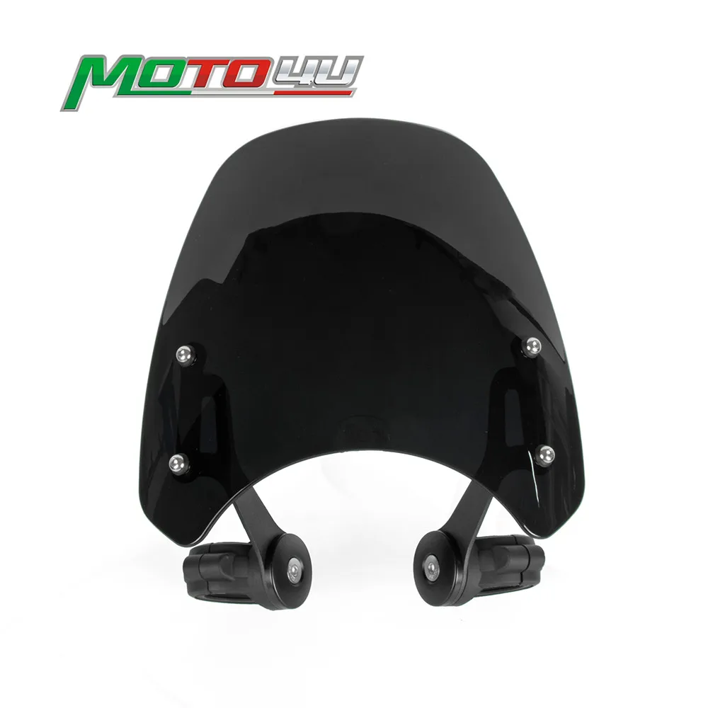 ABS Motorcycle Front Windscreen Windshield Shield Screen Protection ...