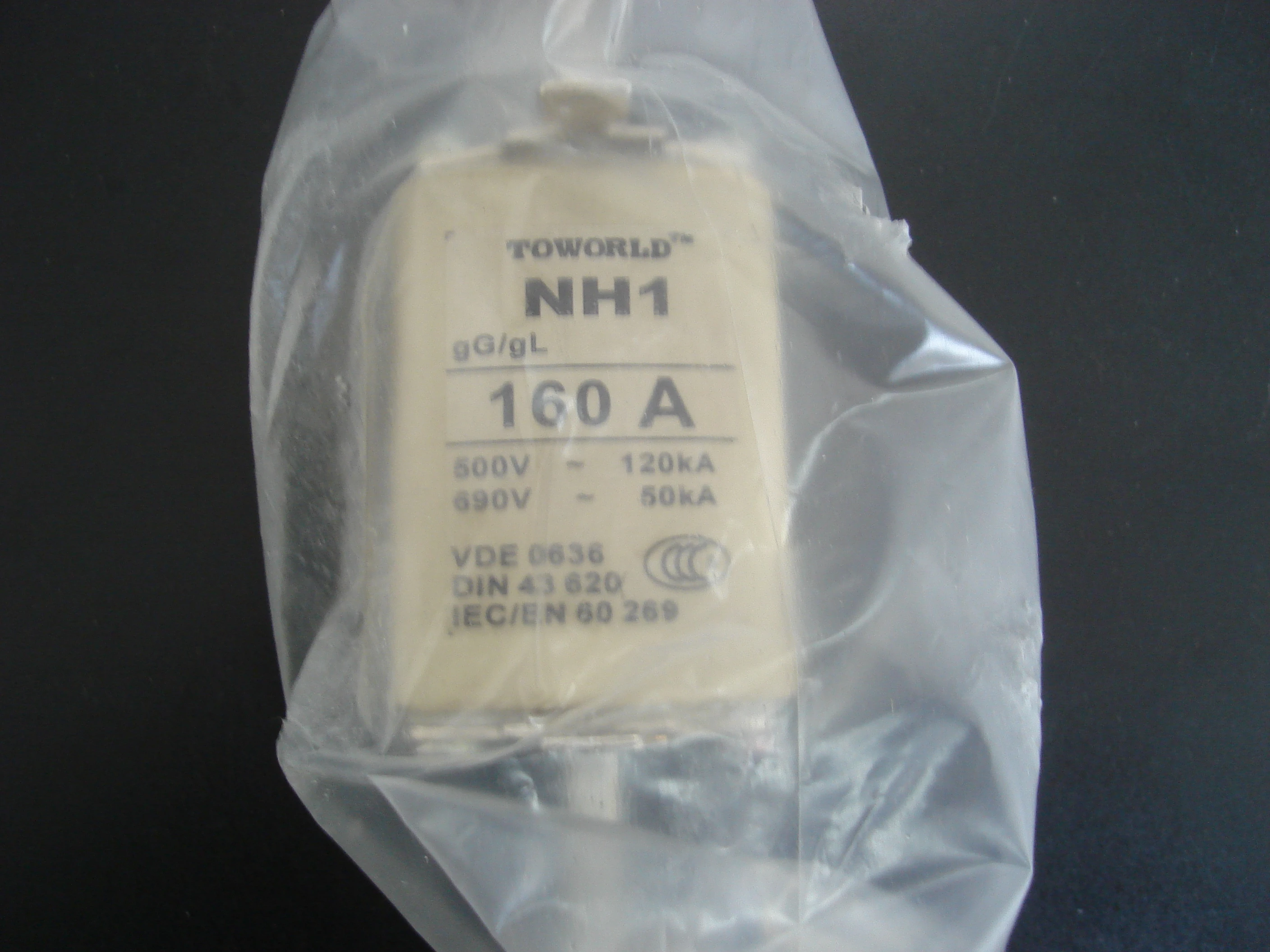 Fusibles: NH1 160A 500V 120KA gg gl/NH1 NT1 125A 500V / NH1 224A 250A ...