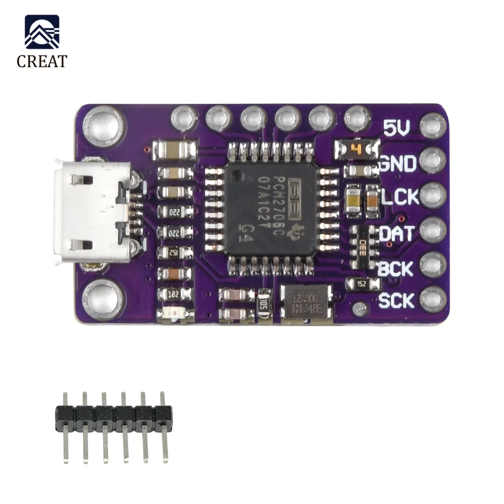 USB to I2S IIS Audio Power Amplifier AMP Board Module Support FOR ...