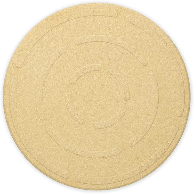 12Inch Pizza Stone for Baking Cordierite Pizza Stone Plate for BBQ ...