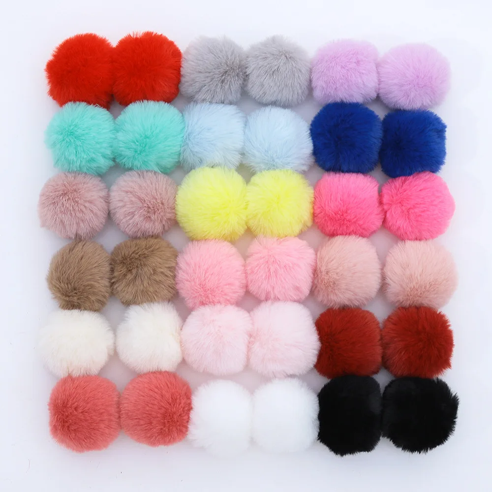 Mixed-Color-DIY-4-5cm-Faux-Rabbit-Fur-Pompom-Artificial-Fur-Balls-Fur ...