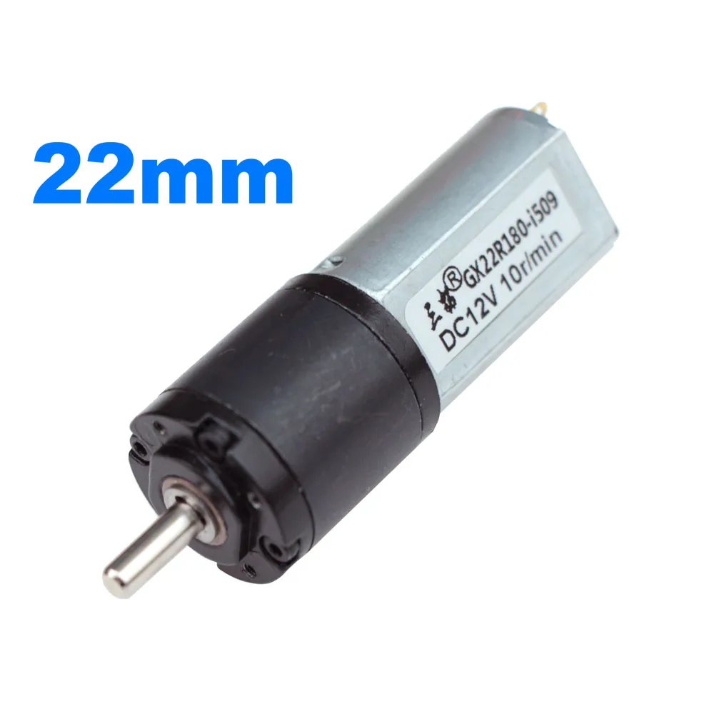 GX22 D=22mm 6V 12V 24V small High torque Low speed STRONG Planetary ...