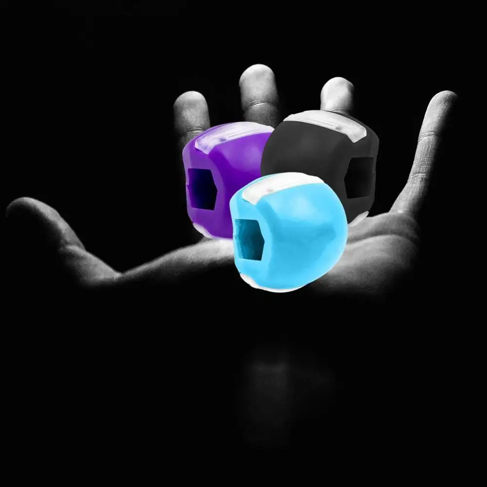 Tsang Jaw Exercise Ball Face Masseter Silica Gel JawLine Muscle ...