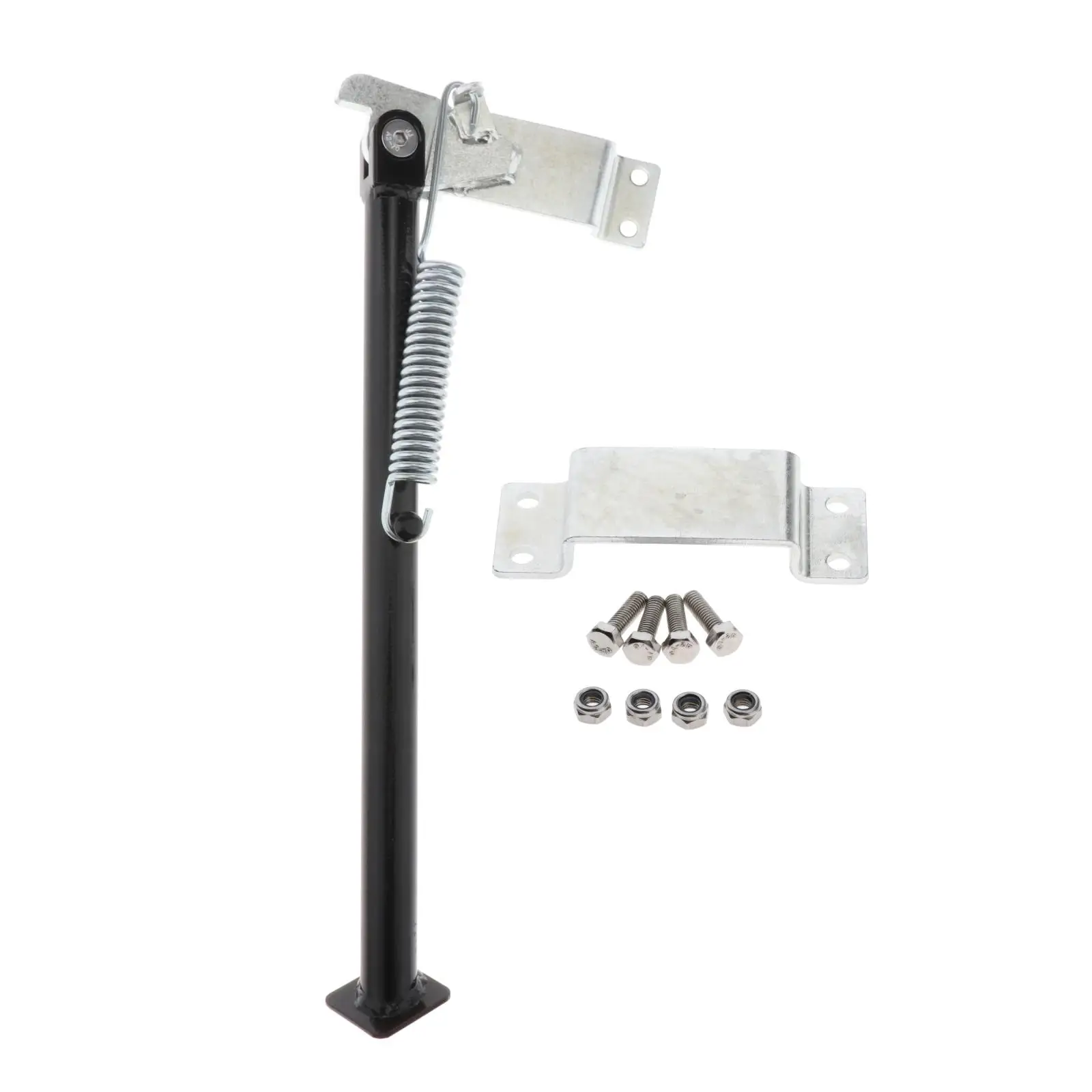Universal Stainless Steel Motorcycle Kickstand Clamp On Side Stand ...