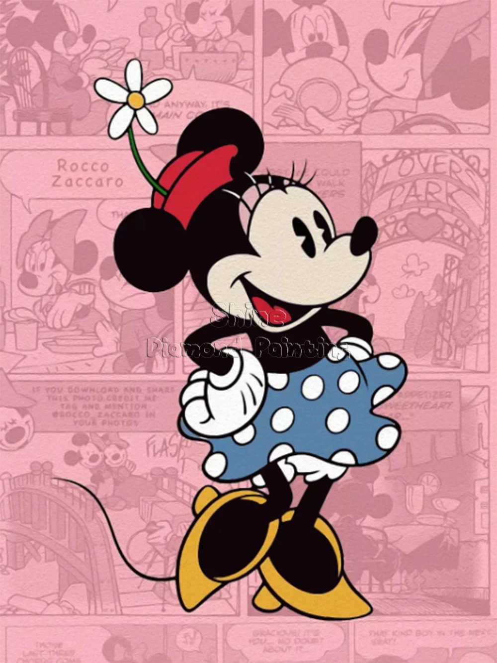 Mickey And Minnie Mouse Vintage Wallpaper