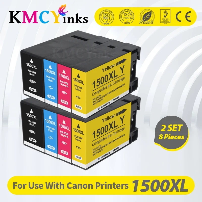 KMCYinks PGI-1500 PGI1500 1500XL Compatible ink Cartridge For Canon MAXIFY MB2050 MB2350 MB2150 ...