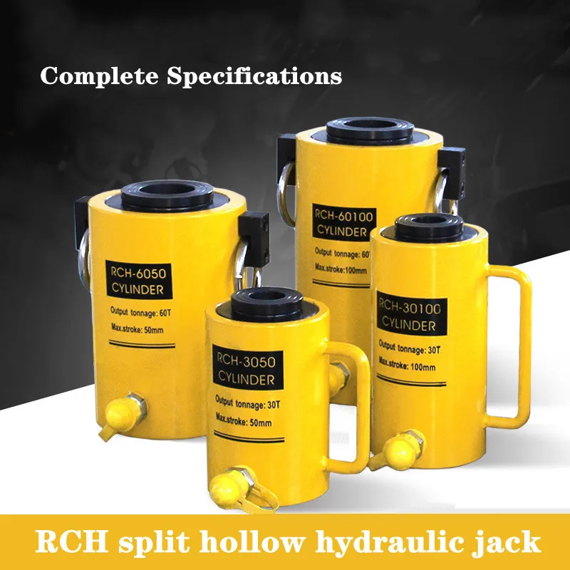 Hollow-Hydraulic-Jack-RCH-20T30T60T-100-Ton-Electric-Split-Hollow ...