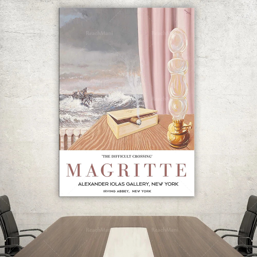 The Difficult Crossing Rene Magritte