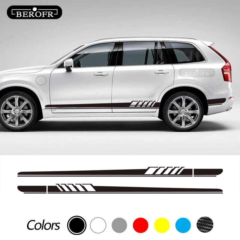 For Volvo S60 XC90 V40 V50 V60 S60 S90 V90 XC60 XC40 AWD T6 Car Side ...