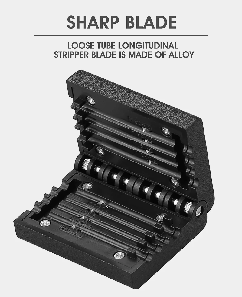 Fiber Jacket Sheath Slitter 1.5-3.3mm Optic Tool Beam Tube Stripper ...