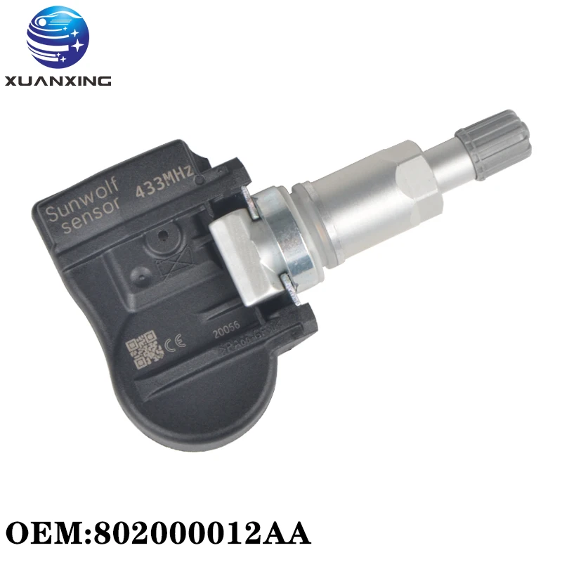 802000012aa Tire Pressure Sensor Monitoring System 433mhz Tpms For 2013 ...