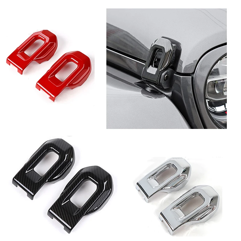 For Jeep Gladiator JT Car Hood Latch Lock Catch Decoration Cover For ...