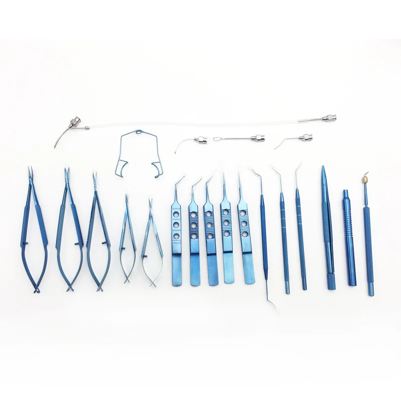 21pcs Intraocular Set Surgical Instrument Eye Ophthalmic Cataract & Eye ...