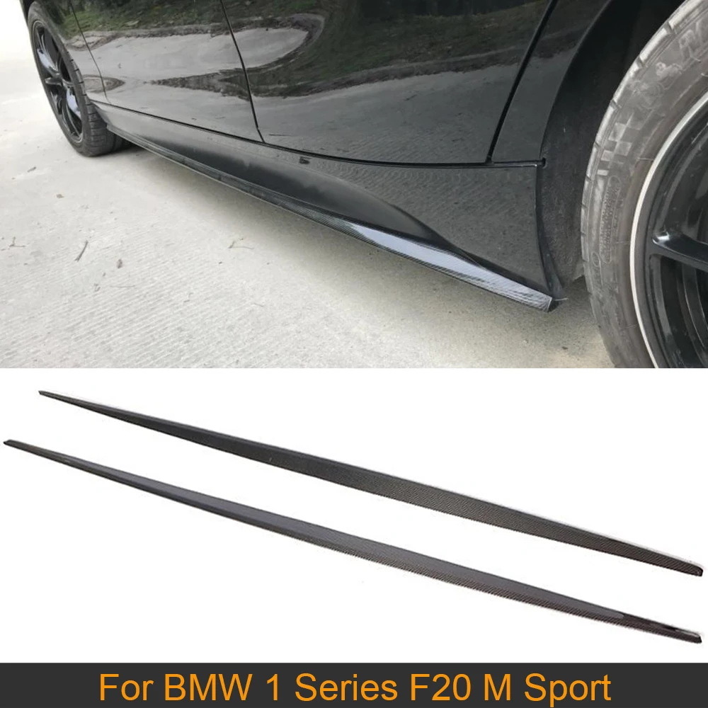 Automotive MOTORS Carbon Fiber P Style Side Skirt Extensions 2PCS for ...