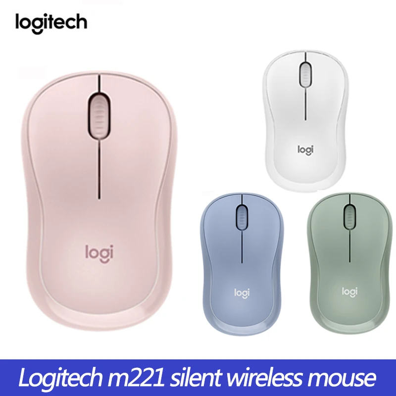 Logitech-M221-Mouse-Wireless-Cute-Silent-Mouse-With-2-4GHz-Optical ...