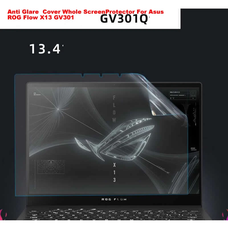 Anti Glare Scratch Cover Whole Screen + keyboard Protector For Asus ROG ...