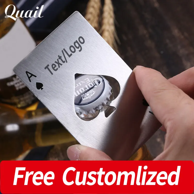 10pcs-Personalized-Stainless-Steel-Card-Opener-Black-silver-Poker-Card ...