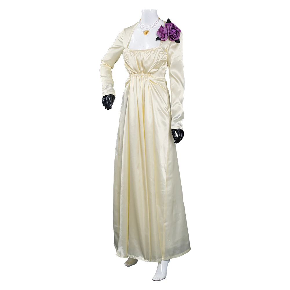 Game Resident Evil Village Alcina Dimitrescu Cosplay Costume ...