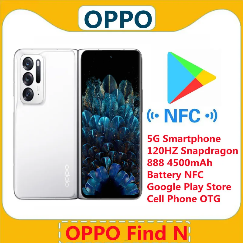Original New Folding Flags OPPO Find N Foldable 5G Cell Phone 120HZ ...