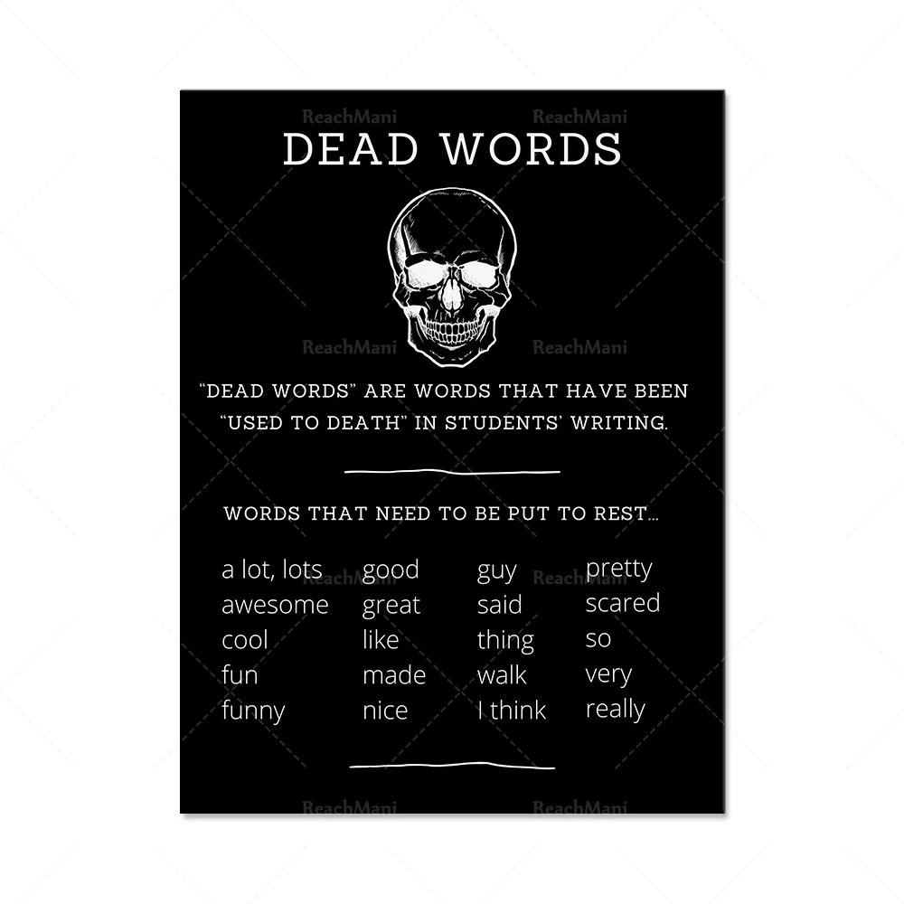 Writing Dead Words