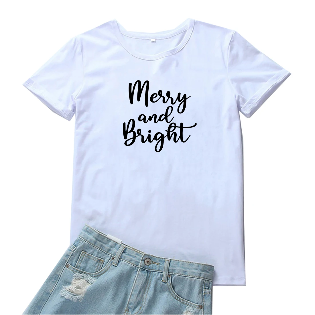 Camisetas con estampado de letras rojas y negras para Mujer, camiseta ...