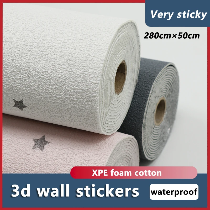 50x280cm-Self-Adhesive-Foam-Wallpaper-Starry-Sky-Thickened-Soundproof ...