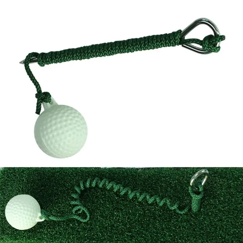 Rope Golf Ball Hit Shot Putting Training Practice Aid Swing Sports ...