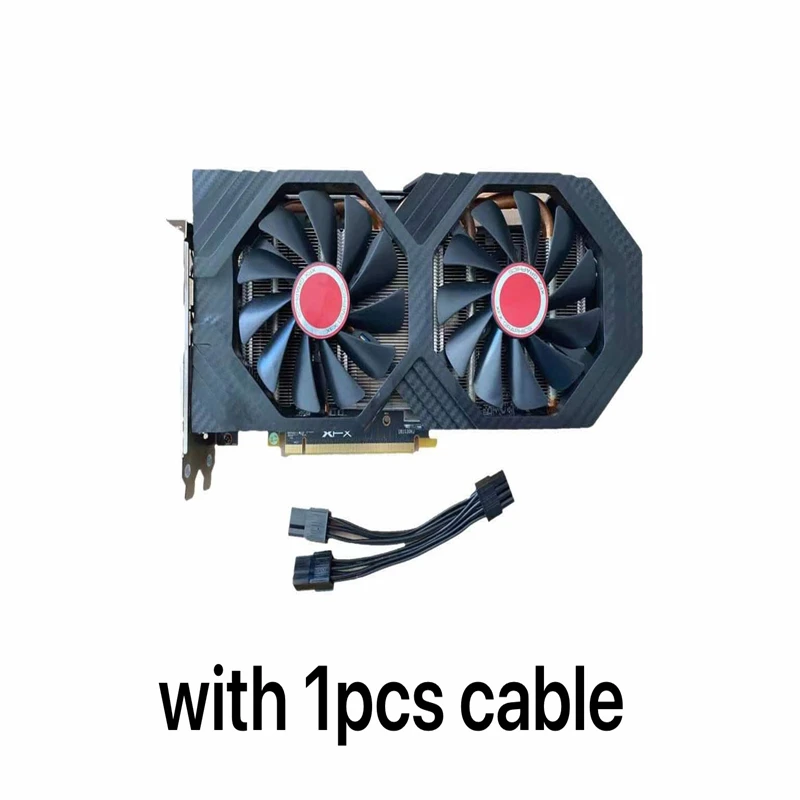 XFX RX 580 8GB Graphics Cards AMD Radeon RX580 8GB 2304SP Video Screen ...