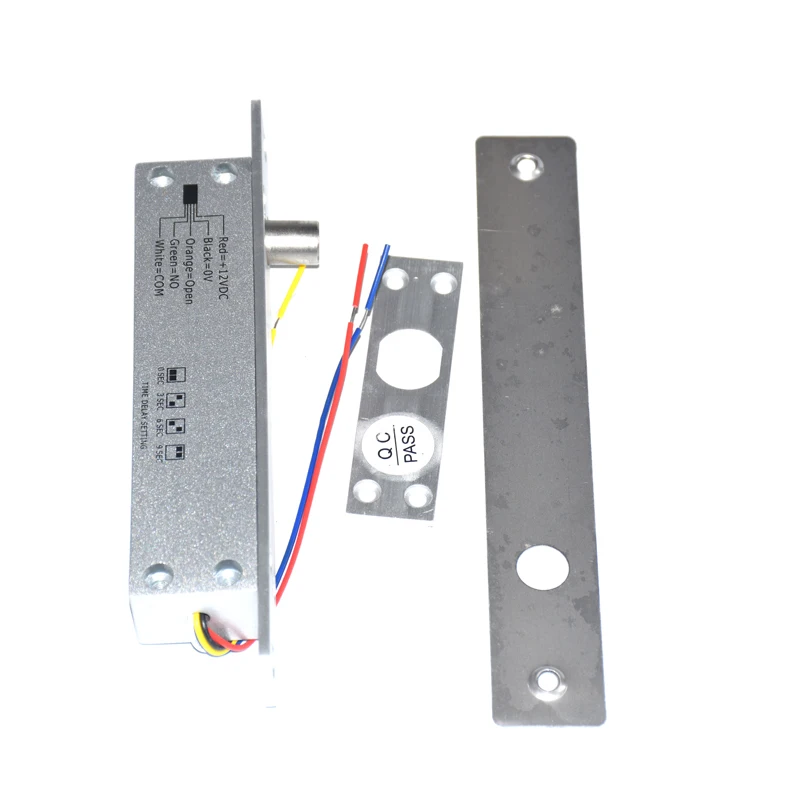 Fail secure fail safe optional Steel DC 12V Electric Bolt Lock Solenoid ...