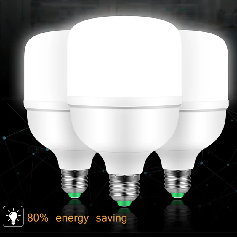 High Power 220v E27 Led Bulb Lights 5/10/15/20/30/40/50w Lampada ...