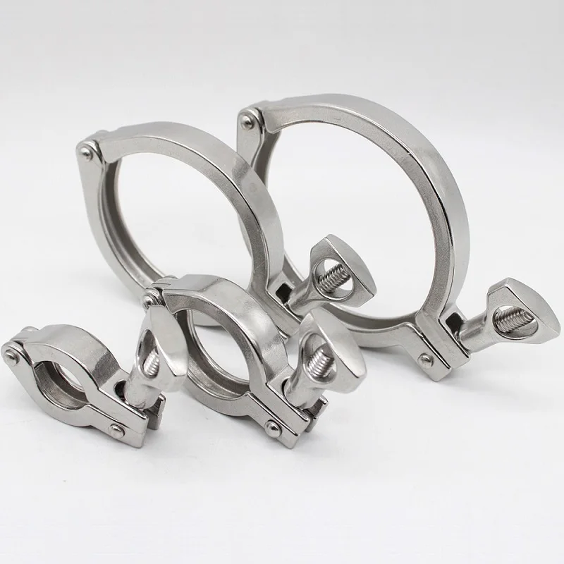 304Stainless Steel Sanitary Food Grade Quick-Installed Clamp, Precision ...