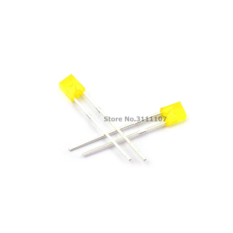 100PCS/LOT 2X3X4 Square LED Yellow light emitting diode 2*3*4mm LED ...