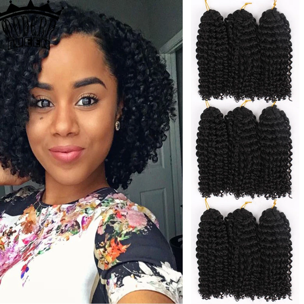 Marly Bob Ombre Crochet Braiding Hair Extension Synthetic Marly Jerry ...